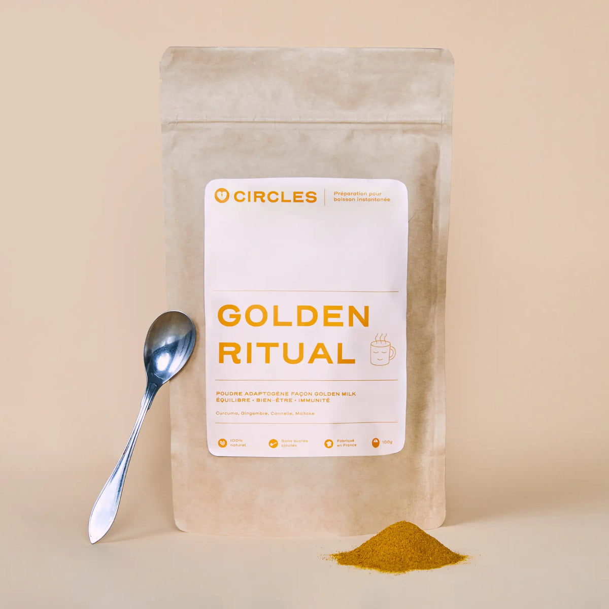 GOLDEN RITUAL : Boisson adaptogène en poudre – Circles