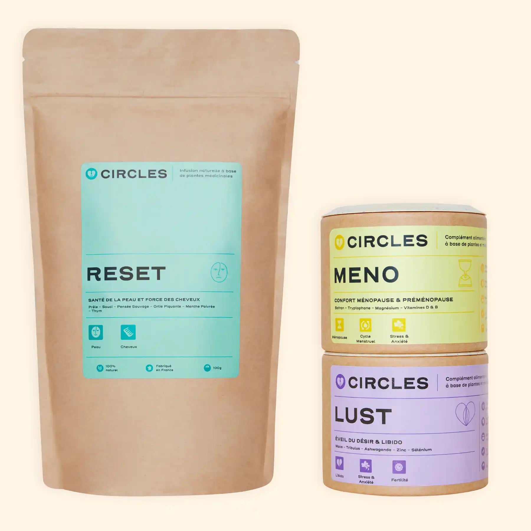 Trio Ménopause Sereine - solution naturelle – Circles